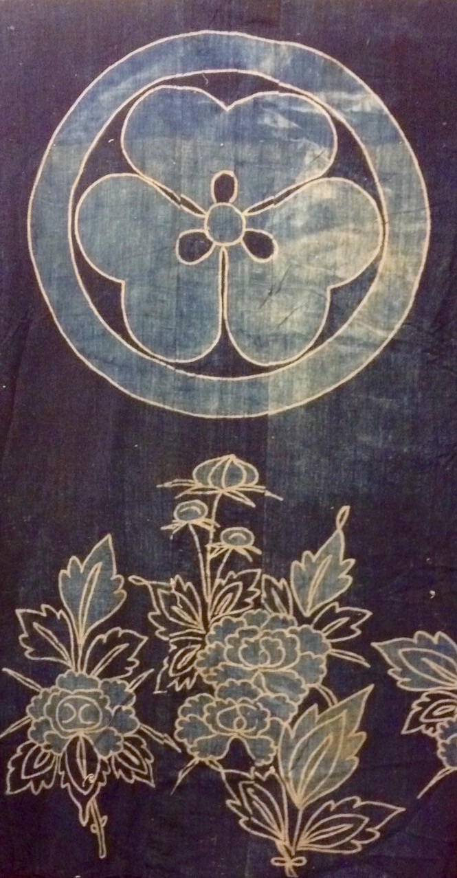 Japanese antique textile tsutsugaki | Hana